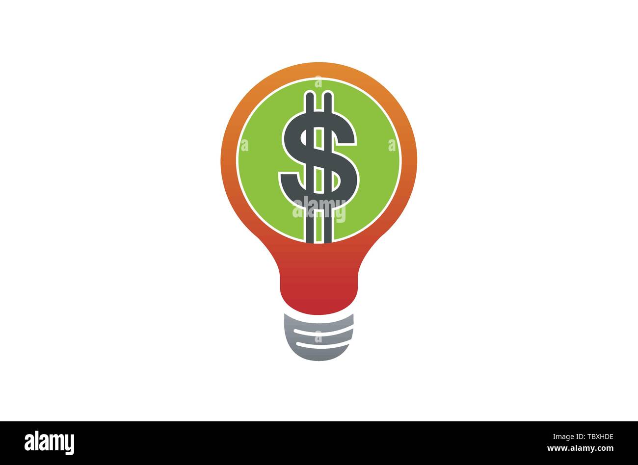 Money Idea Logo Vector Symbol Design Illustration Stock Vector Image ...