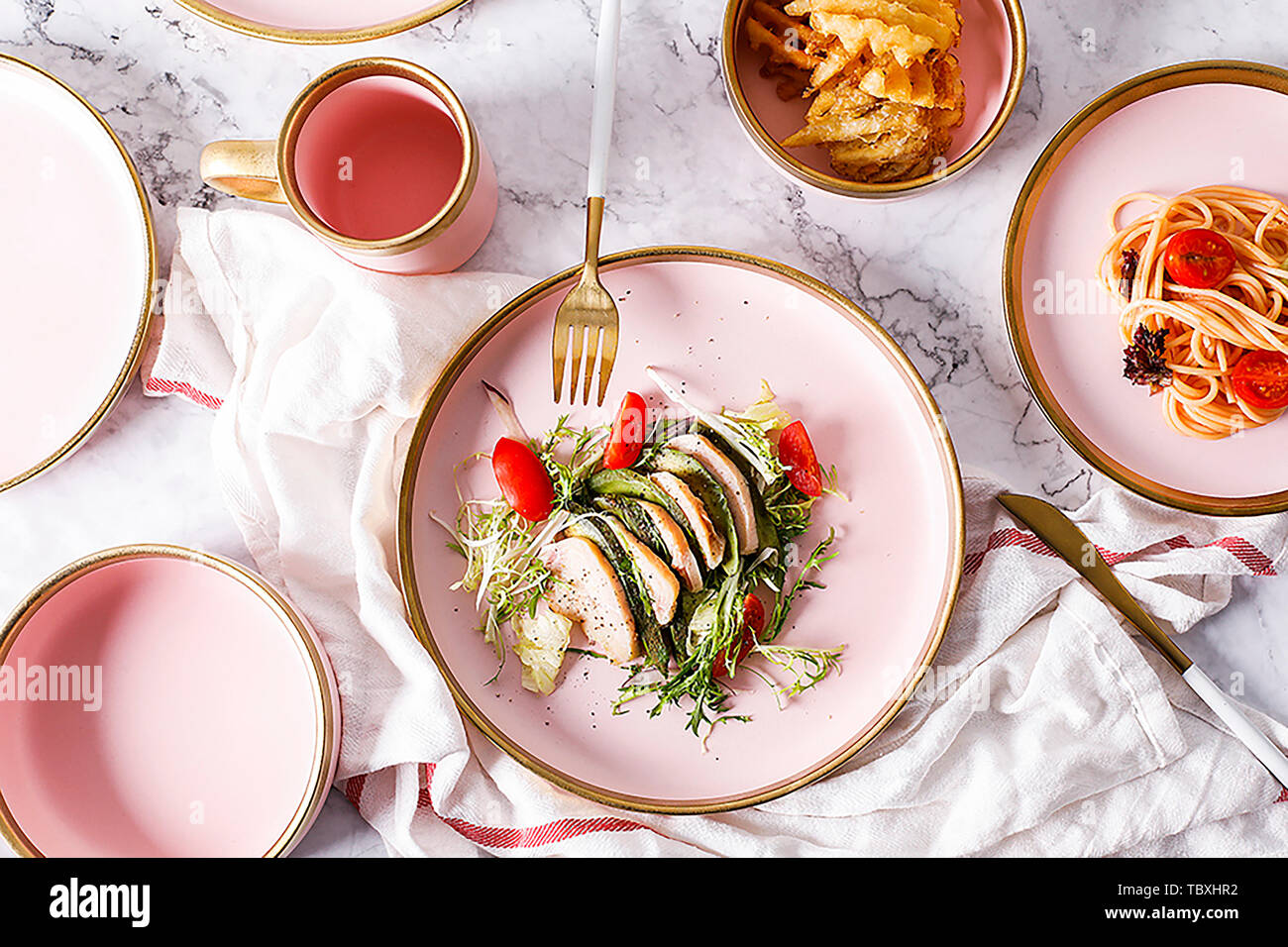 Food creative drawings Stock Photo - Alamy