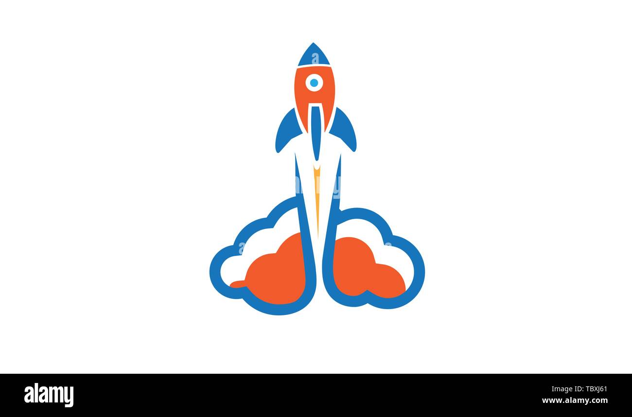 Rocket booster vector vectors Cut Out Stock Images & Pictures - Alamy