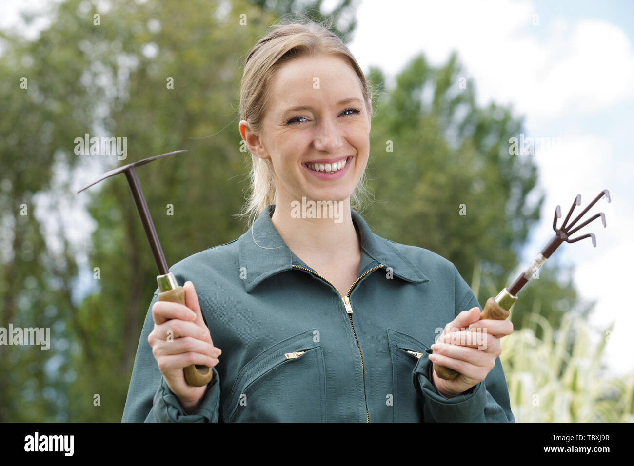 Gardener fertilization hi-res stock photography and images - Alamy