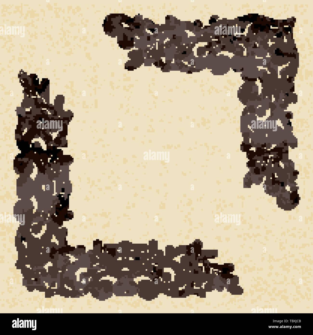 Vintage border corners hi-res stock photography and images - Alamy