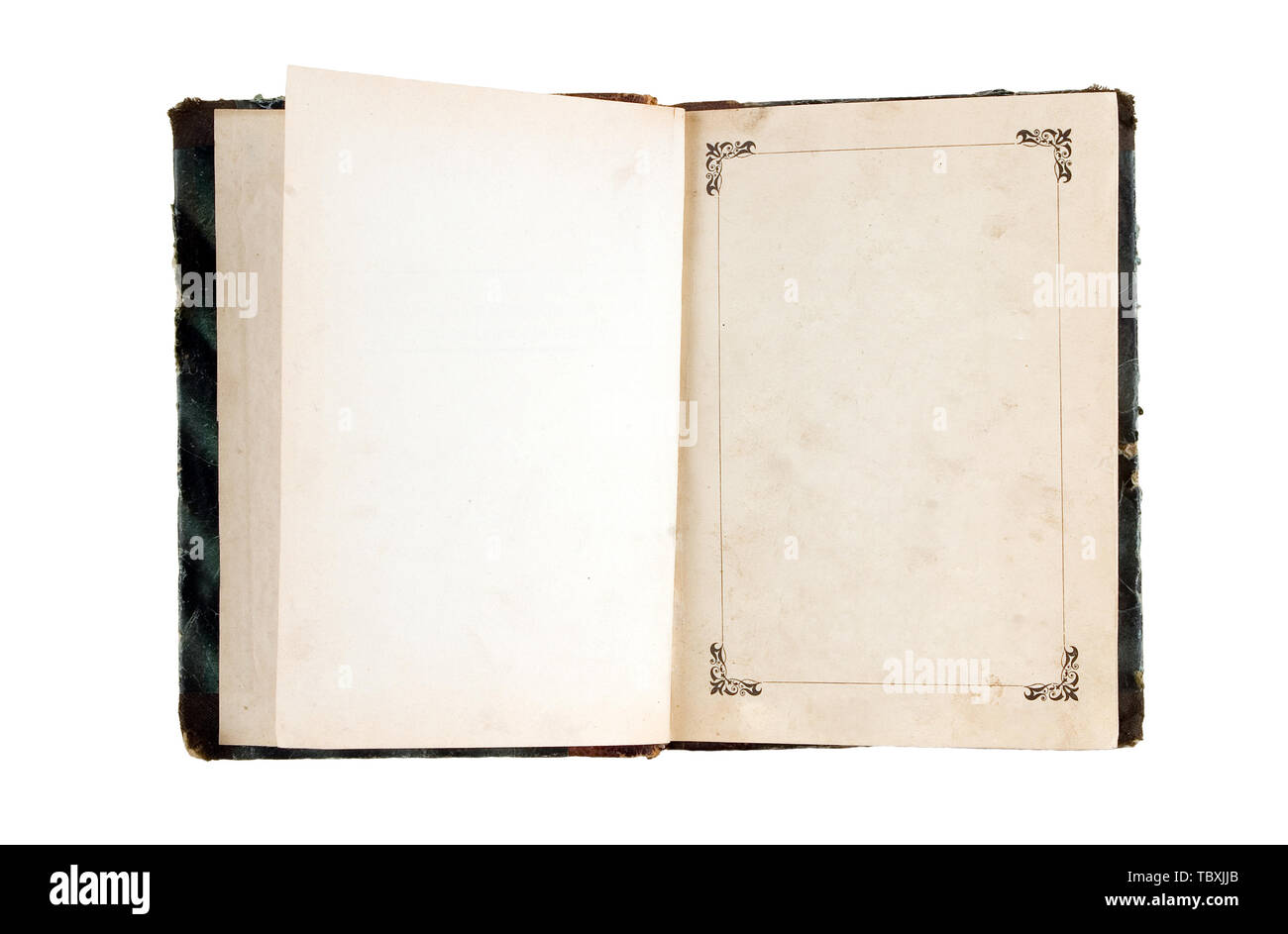 Old open book isolated hi-res stock photography and images - Alamy