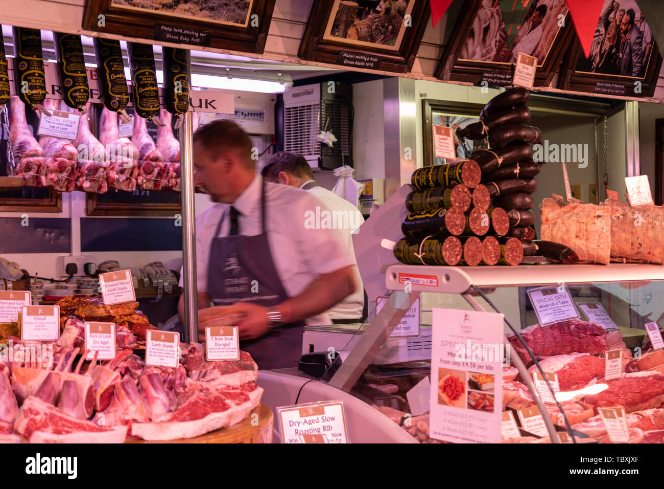 Black pudding stall hi-res stock photography and images - Alamy