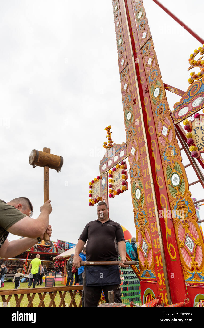Black And White Sledge Hammer Carnival Game