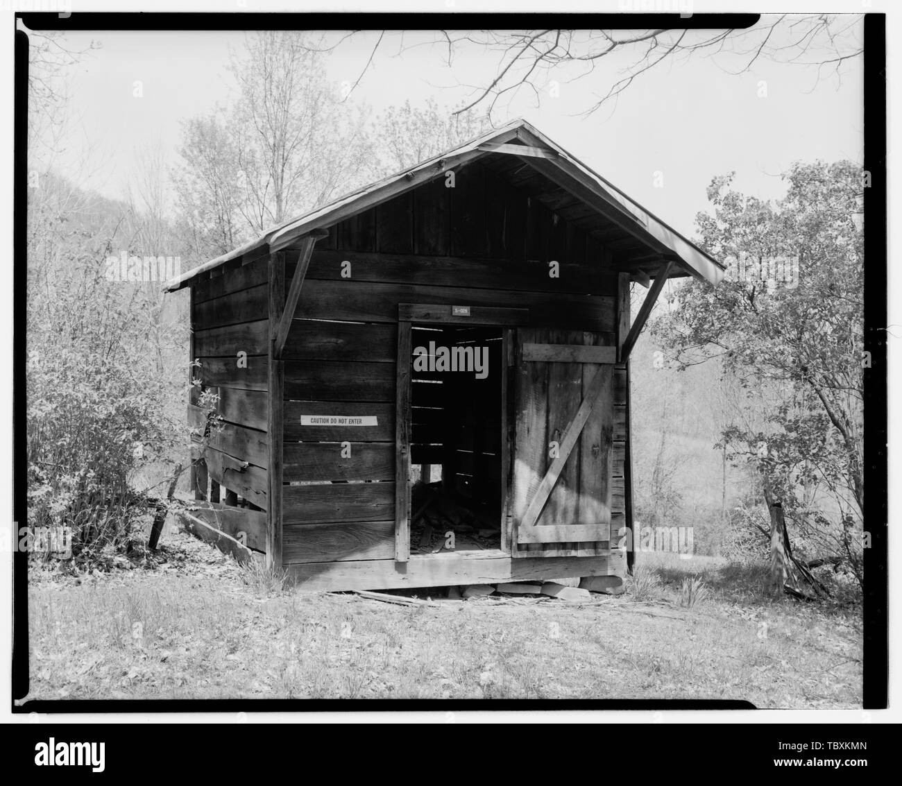Meat shed, south elevation TrumpLilly Farm, Hinton, Summers County, WV ...