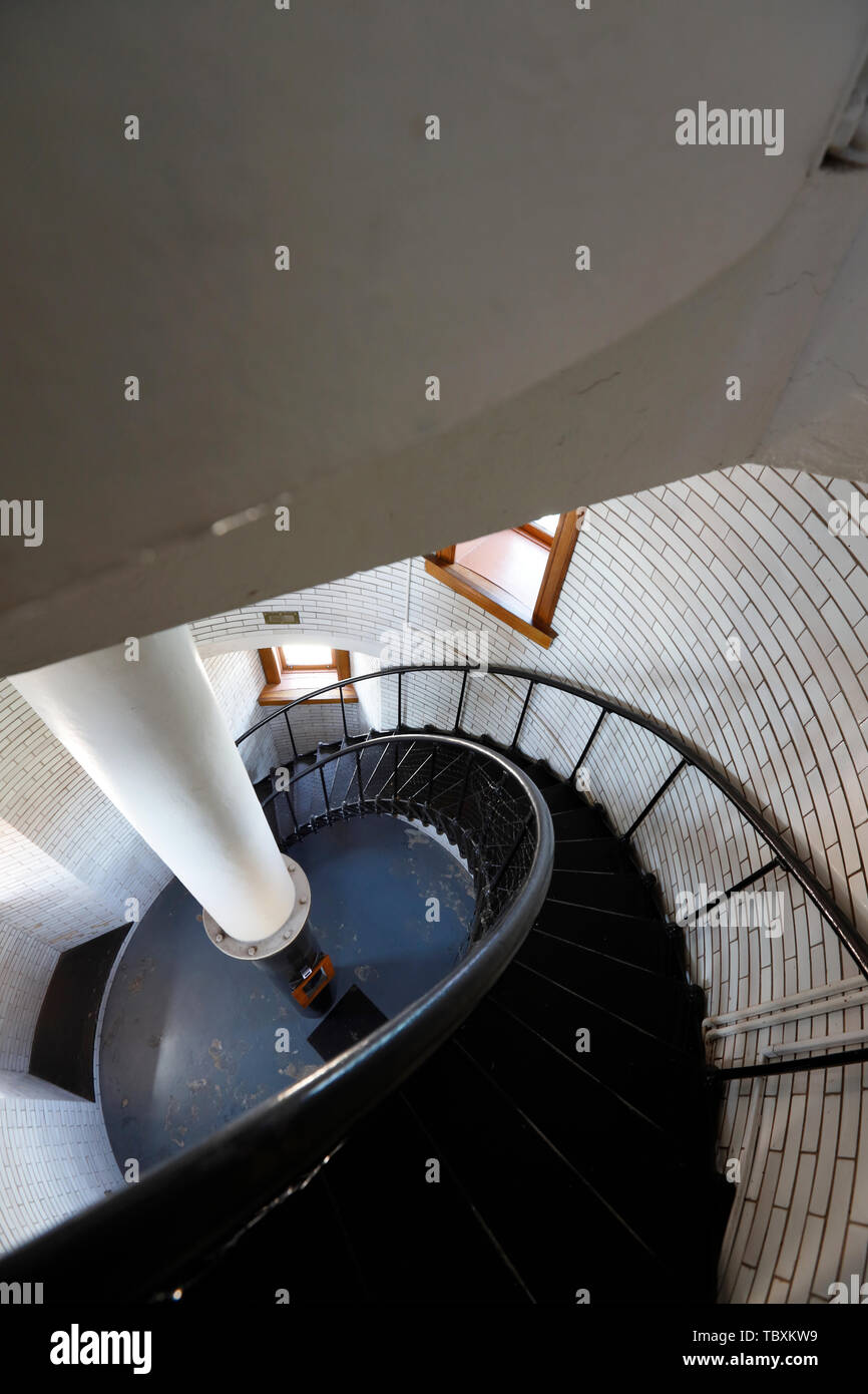 Interior view of Split Rock Lighthouse.Silver Bay.Lake County.Lake ...