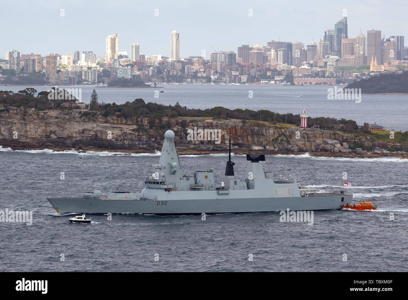 HMS Daring Type 45 (Daring-class) air-defence destroyer of the Royal ...