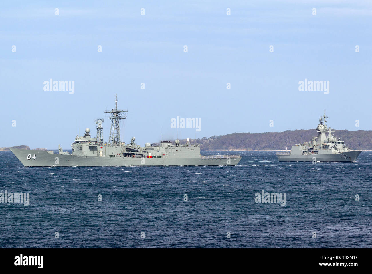 HMAS Darwin (FFG 04) Adelaide-class guided-missile frigate of the Royal ...