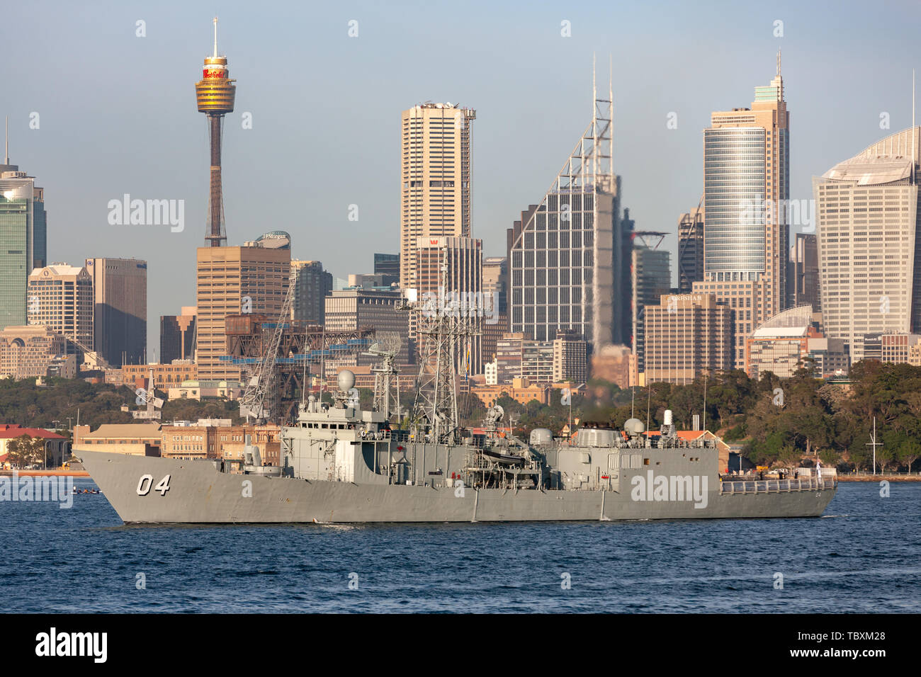 HMAS Darwin (FFG 04) Adelaide-class guided-missile frigate of the Royal ...