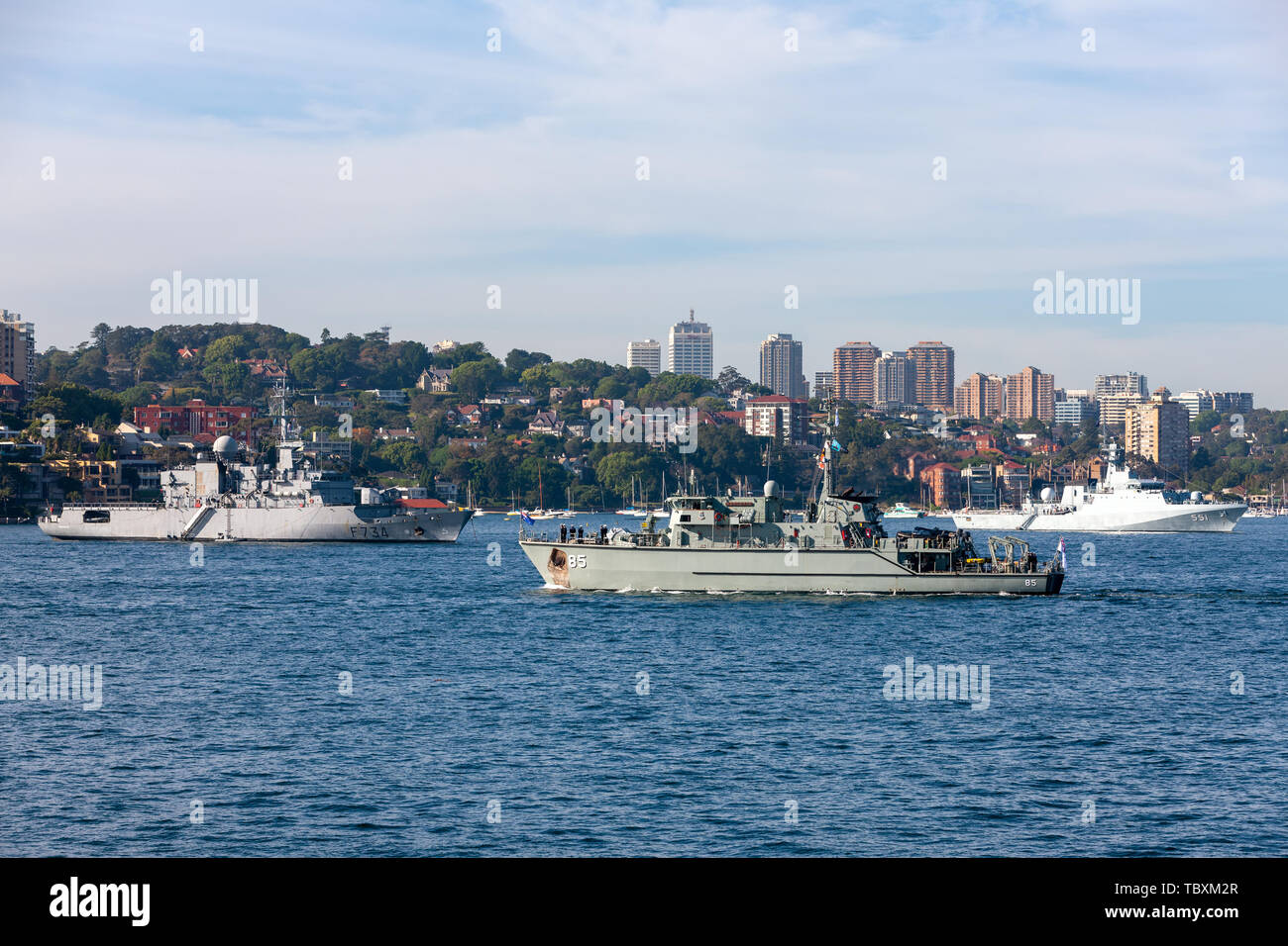 HMAS Gascoyne (M 85) Huon Class Minehunter Coastal vessel of the Royal ...