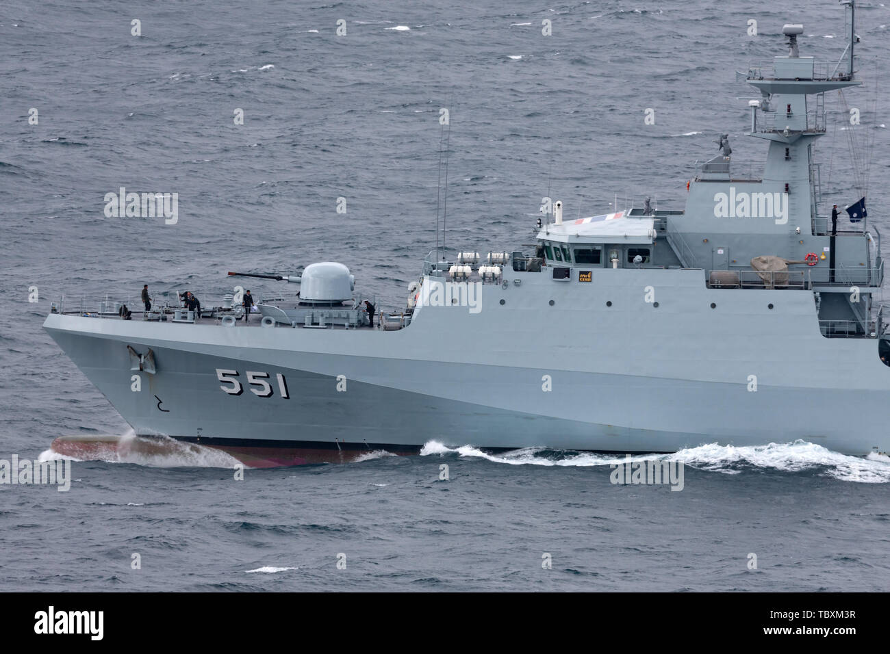 HTMS Krabi (OPV-551) offshore patrol vessel (OPV) of the Royal Thai ...