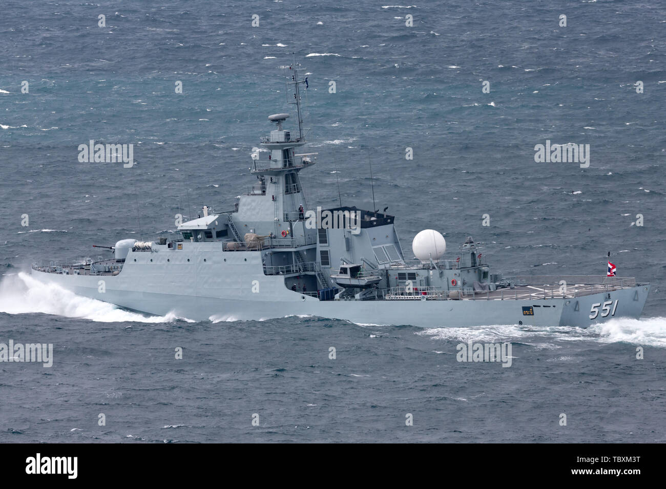 HTMS Krabi (OPV-551) offshore patrol vessel (OPV) of the Royal Thai ...