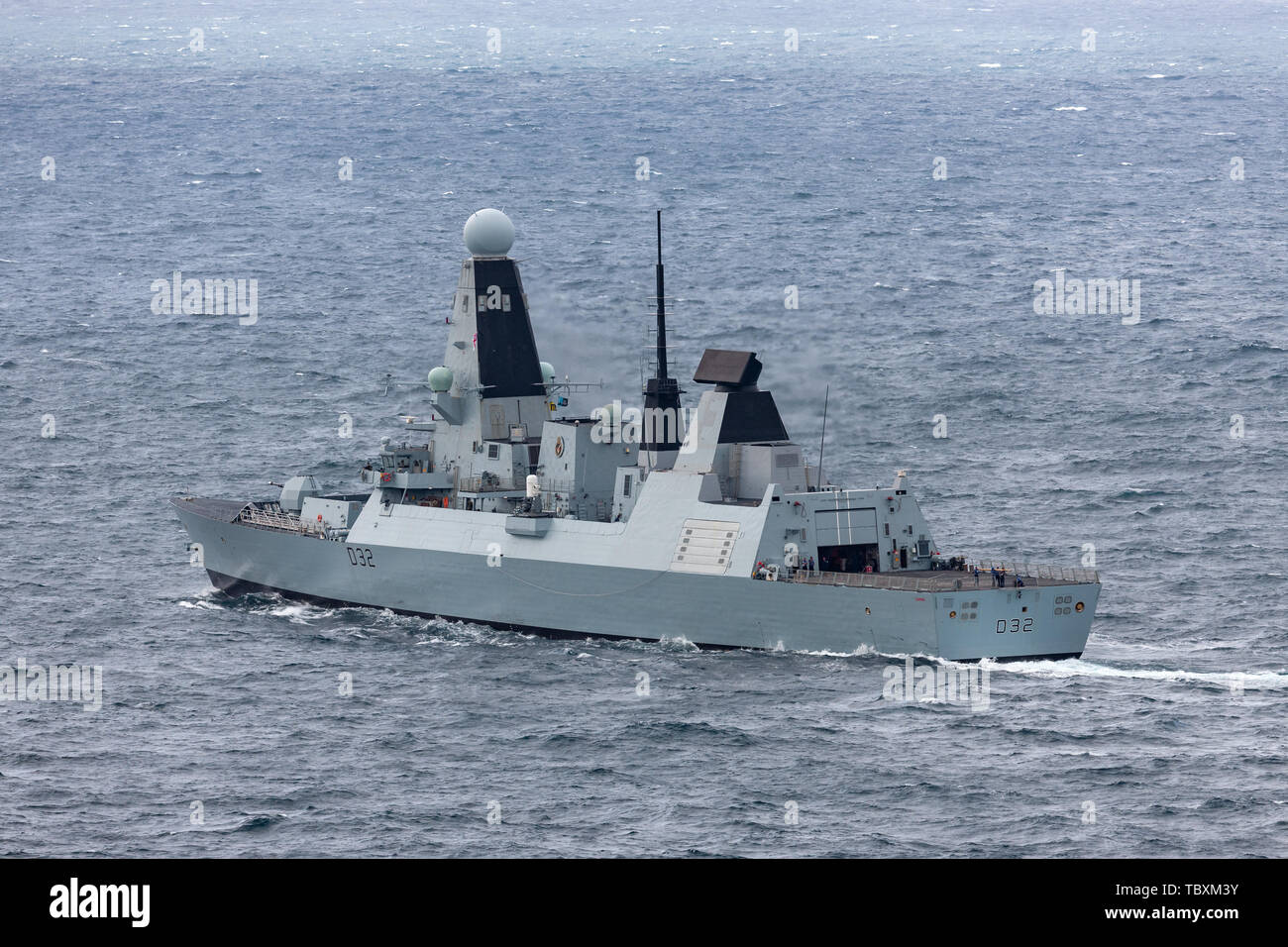 HMS Daring Type 45 (Daring-class) air-defence destroyer of the Royal ...