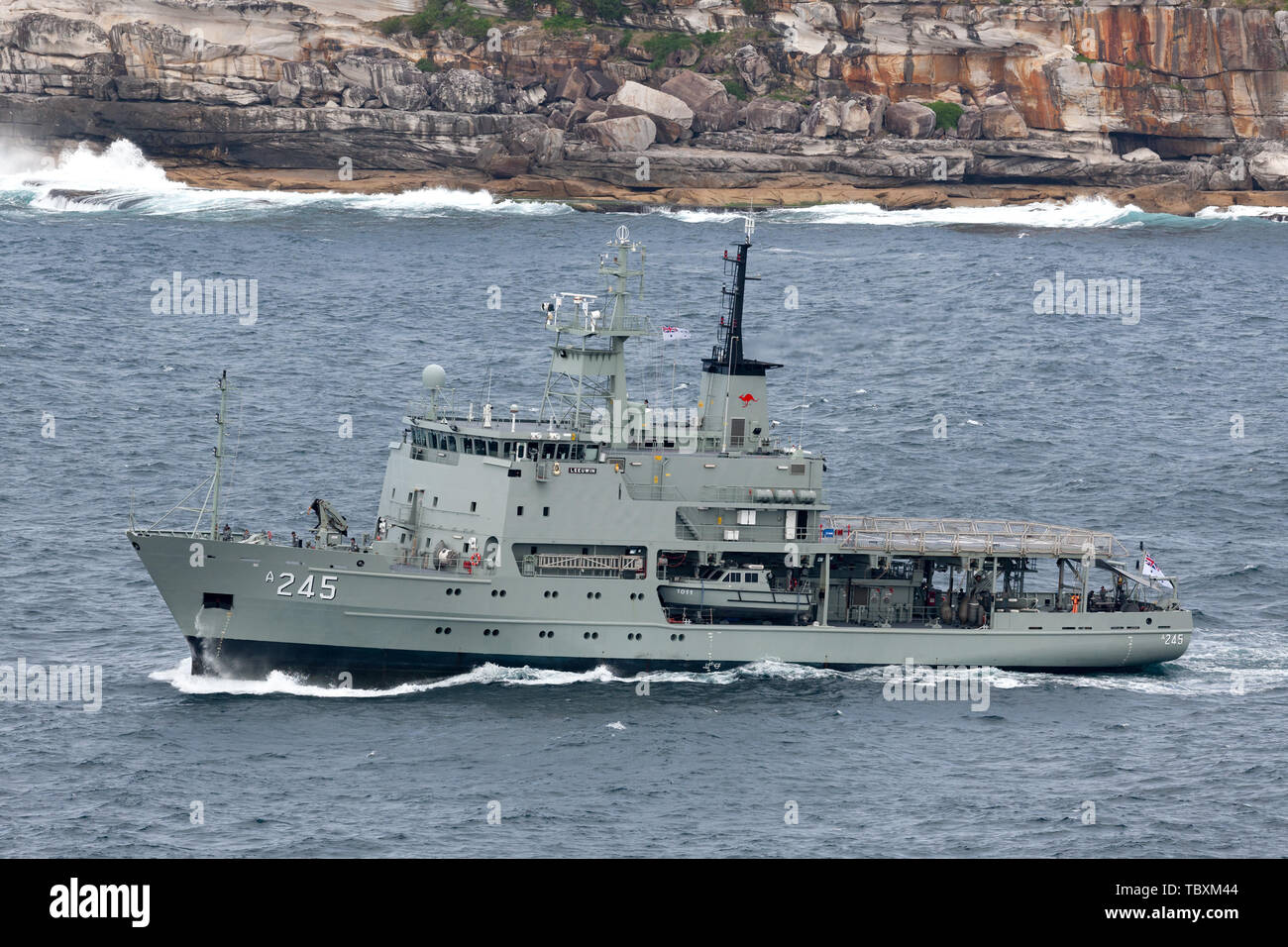 HMAS Leeuwin a Leeuwin class of hydrographic survey vessels operated by ...