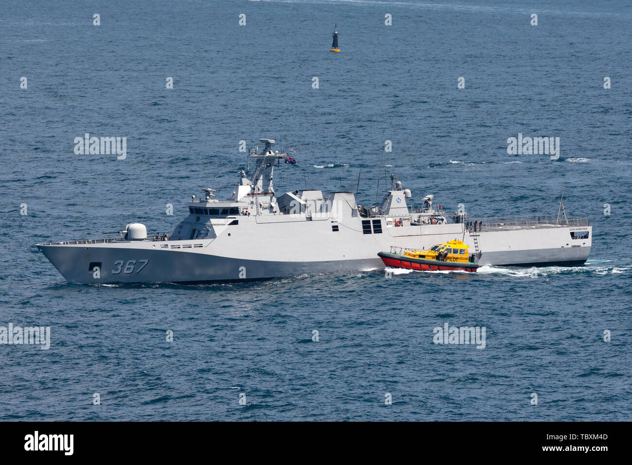 KRI Iskandar Muda (367) SIGMA class corvette belonging to the ...