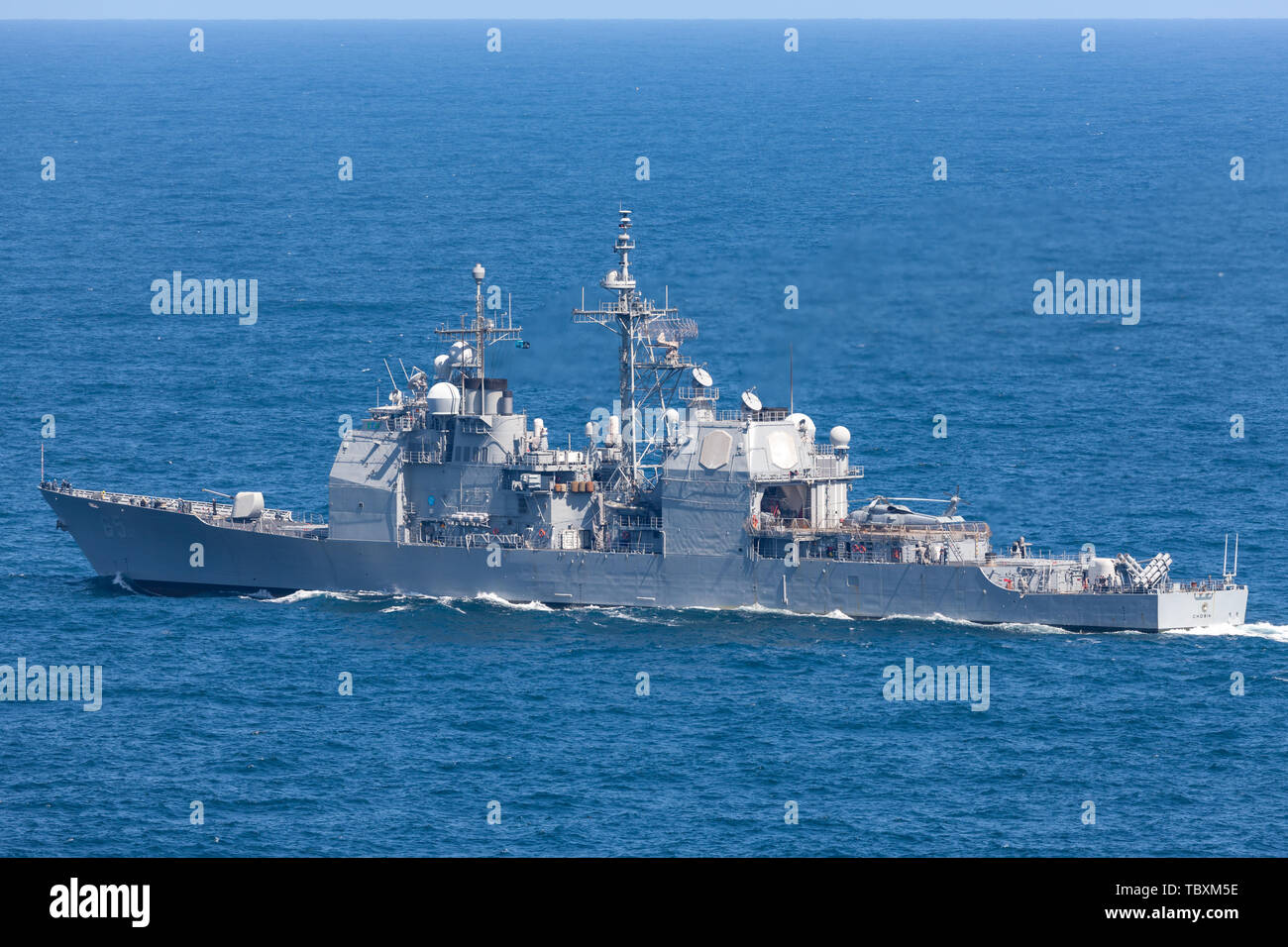 USS Chosin (CG-65) Ticonderoga-class guided-missile cruiser serving in ...
