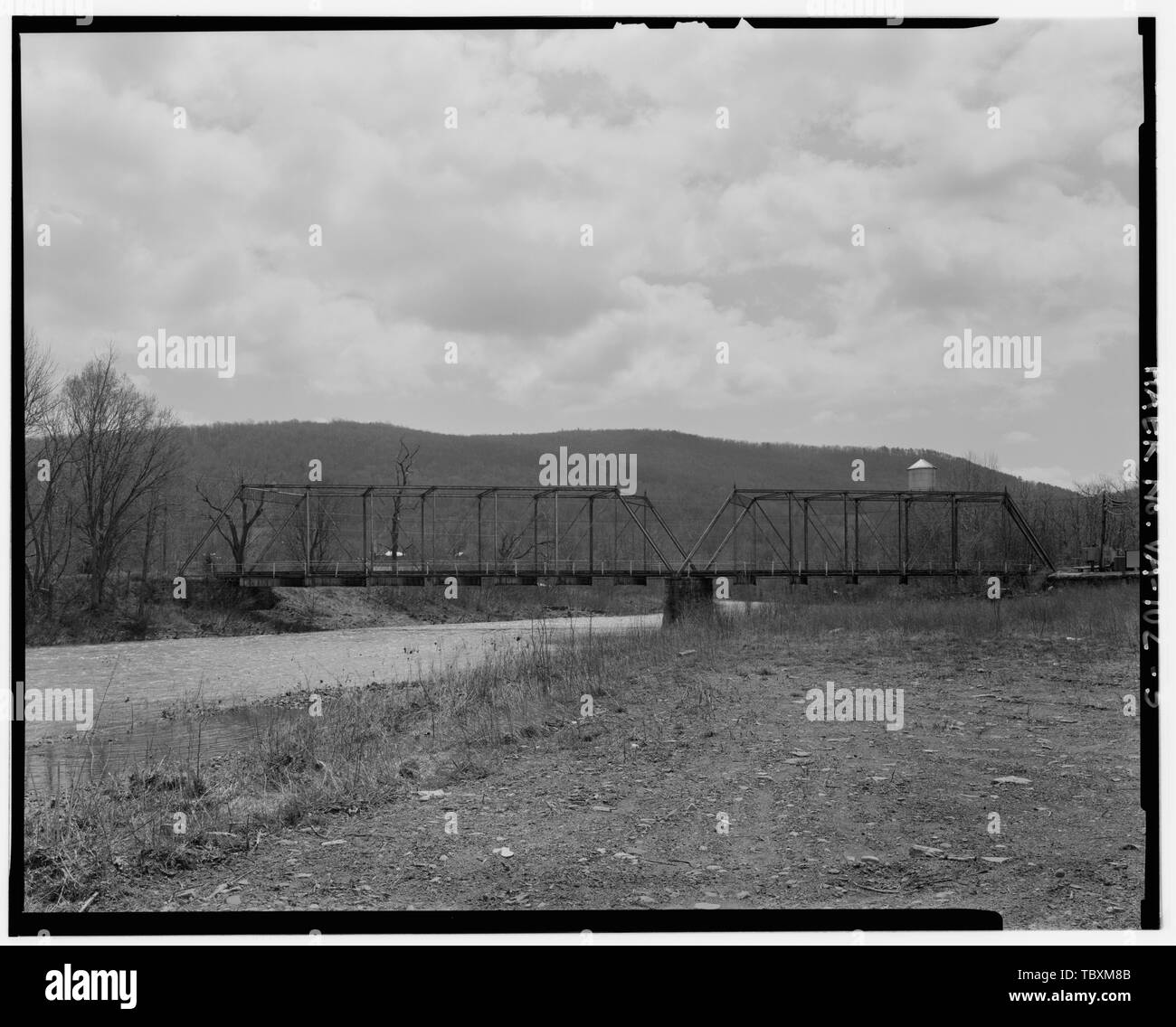 NORTH ELEVATION, LOOKING SOUTHEAST Goshen Bridge, Spanning Calfpasture ...