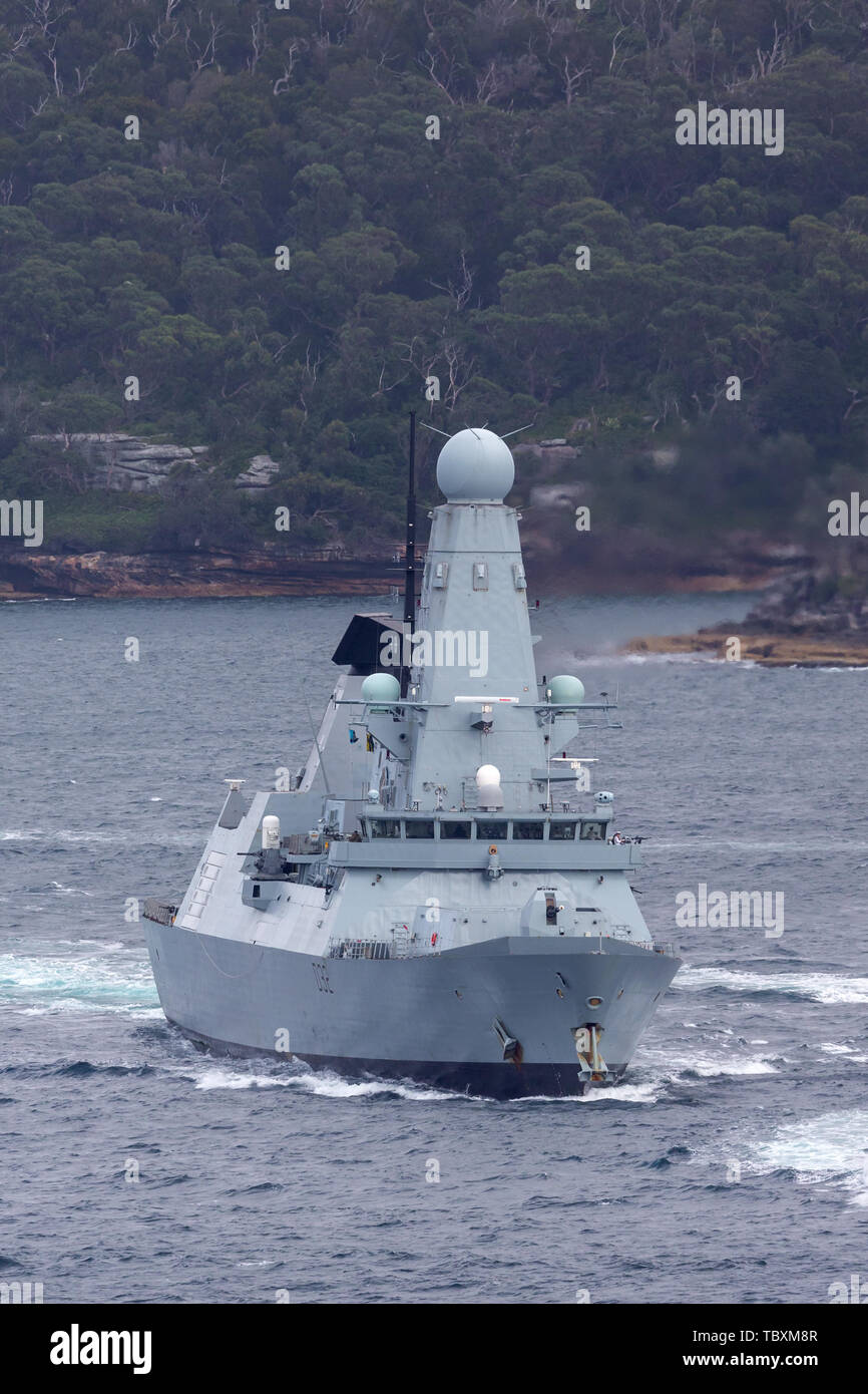 HMS Daring Type 45 (Daring-class) air-defence destroyer of the Royal ...