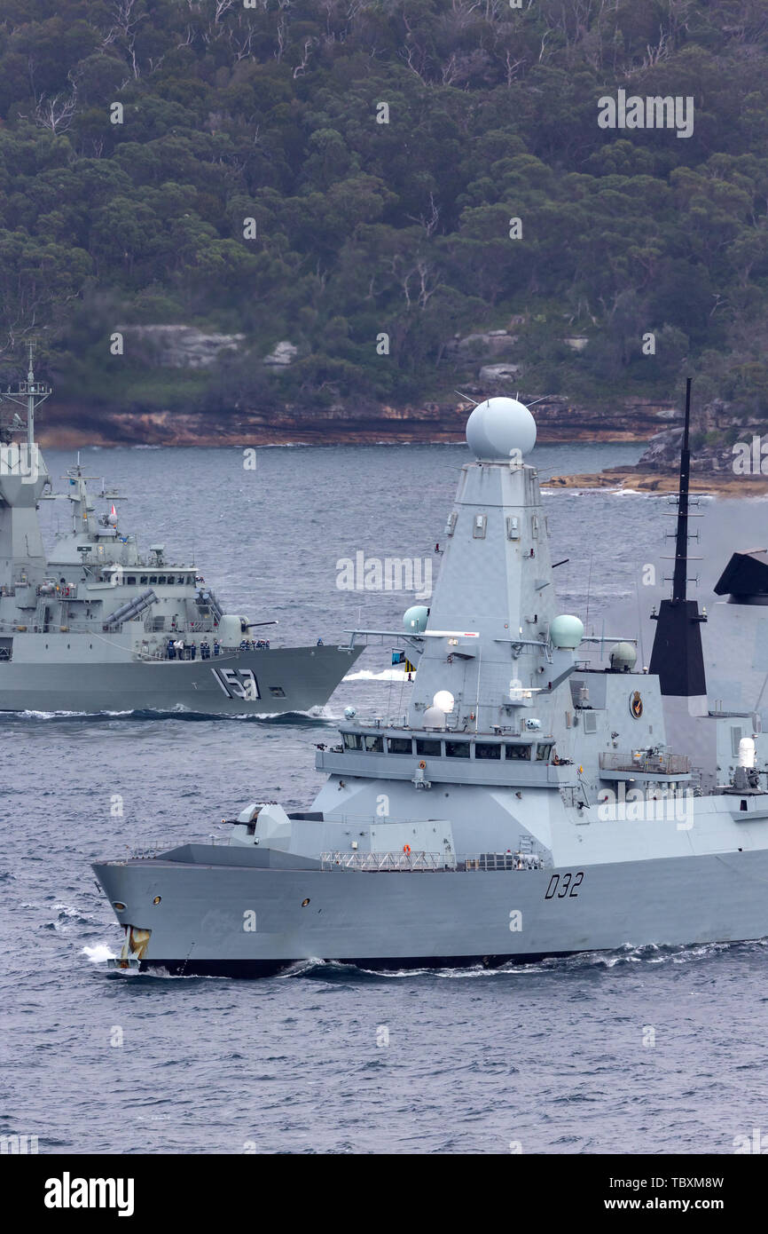 HMS Daring Type 45 (Daring-class) air-defence destroyer of the Royal ...