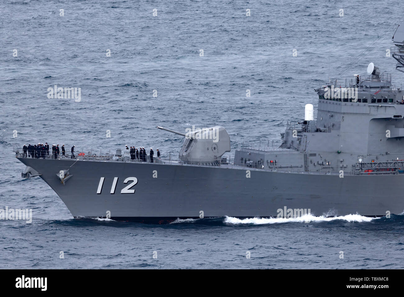 JS Makinami Takanami class destroyer of the Japan Maritime Self-Defense ...