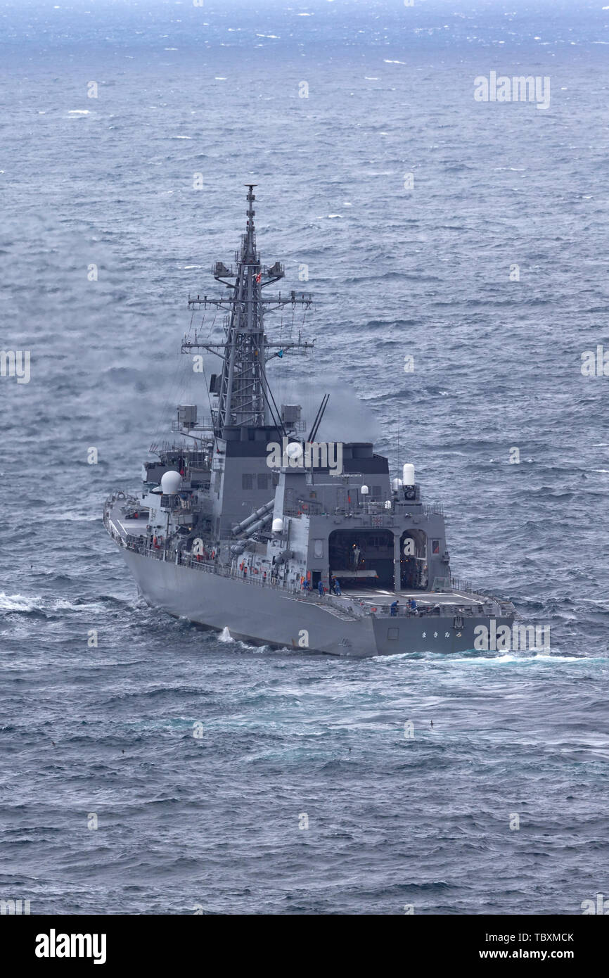 JS Makinami Takanami class destroyer of the Japan Maritime Self-Defense ...