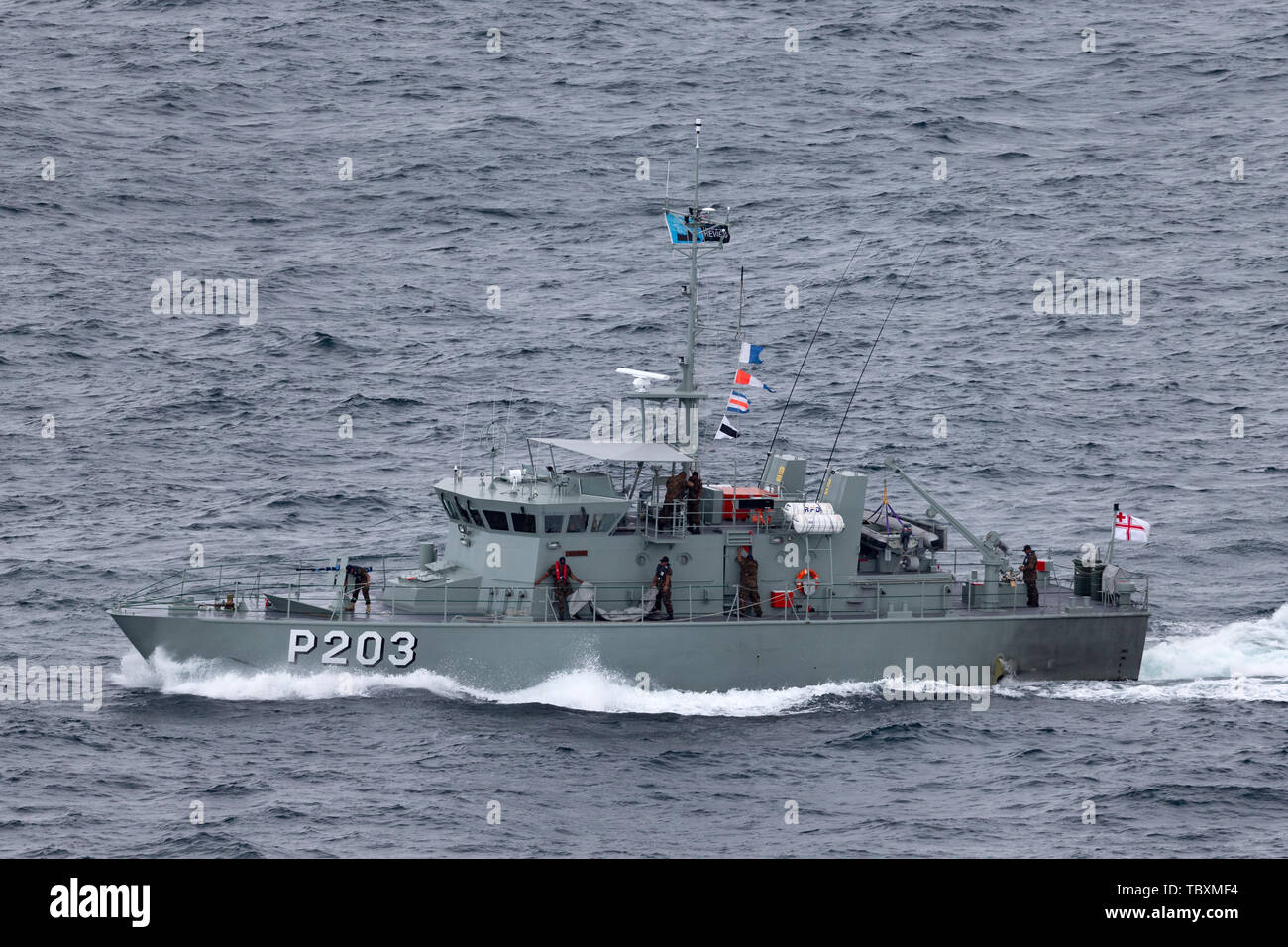 Patrol boat VOEA Savea (P203) of the Tongan Defence Services departing ...