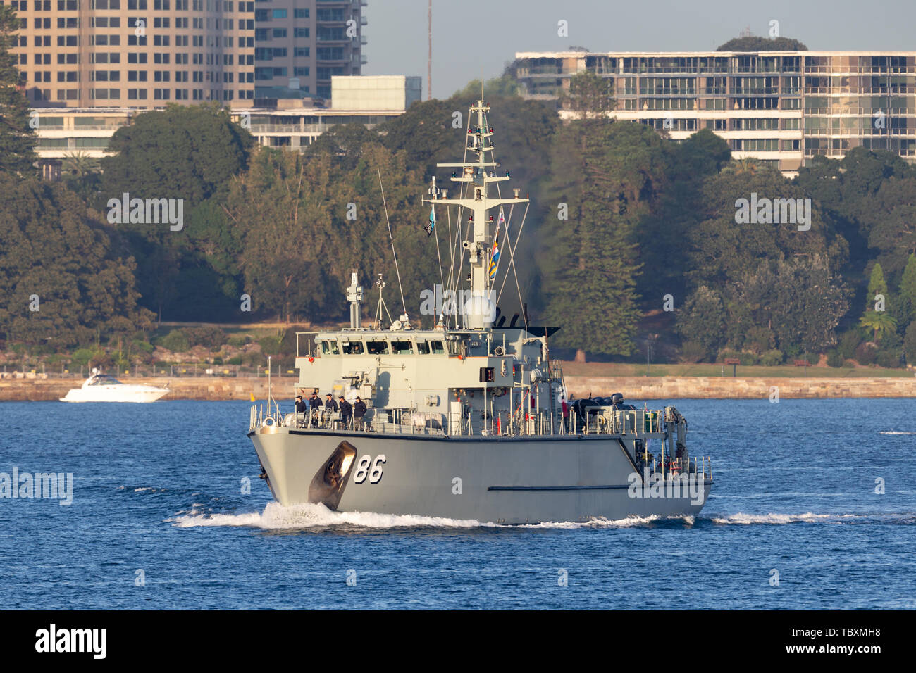 HMAS Diamantina (M 86) Huon Class Minehunter Coastal vessel of the ...
