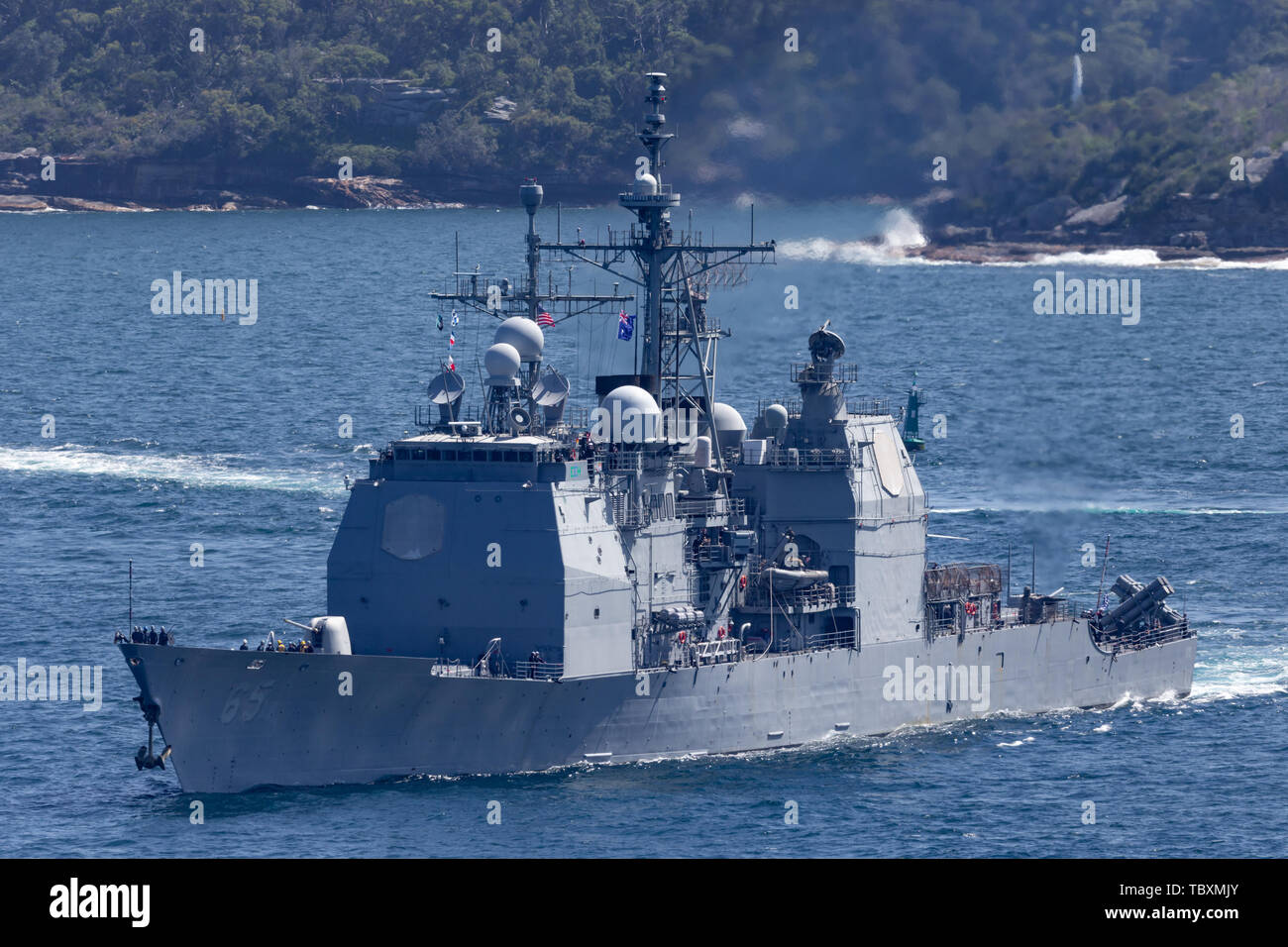 USS Chosin (CG-65) Ticonderoga-class guided-missile cruiser serving in ...