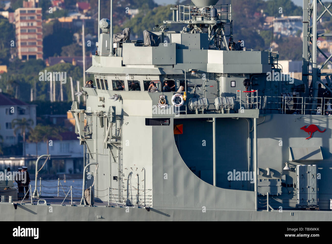 HMAS Darwin (FFG 04) Adelaide-class guided-missile frigate of the Royal ...