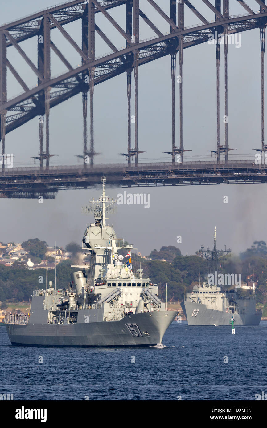HMAS Perth (FFH 157) Anzac-class frigate of the Royal Australian Navy ...