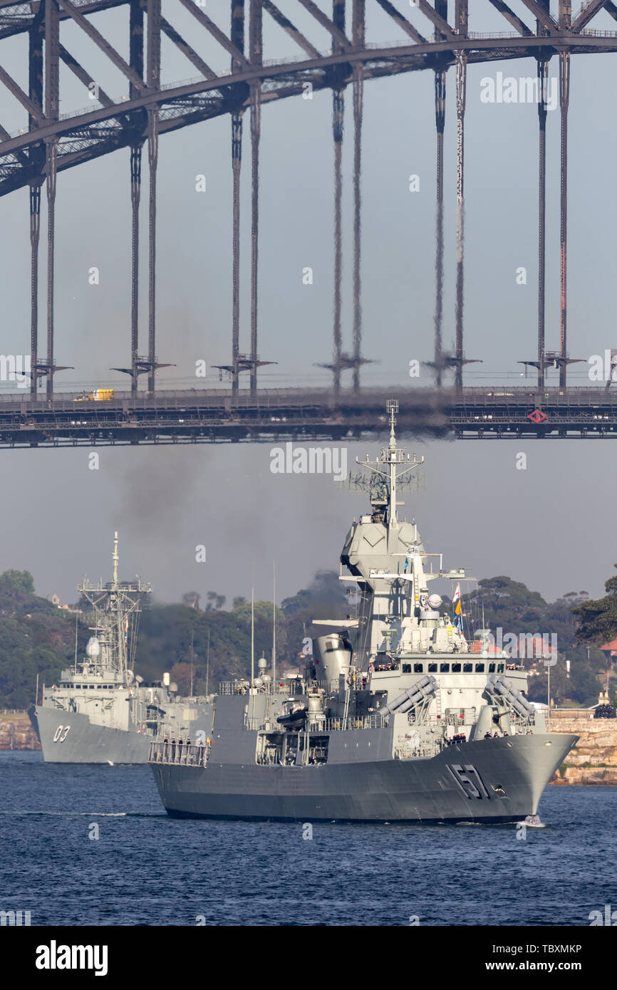HMAS Perth (FFH 157) Anzac-class frigate of the Royal Australian Navy ...