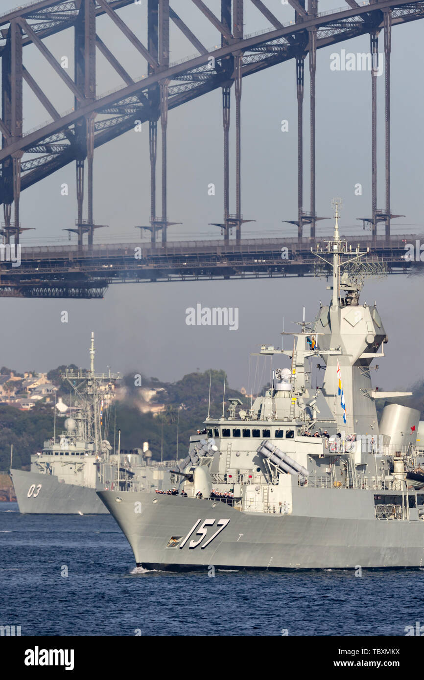 HMAS Perth (FFH 157) Anzac-class frigate of the Royal Australian Navy ...