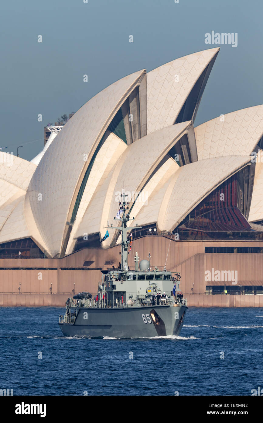 HMAS Gascoyne (M 85) Huon Class Minehunter Coastal vessel of the Royal ...