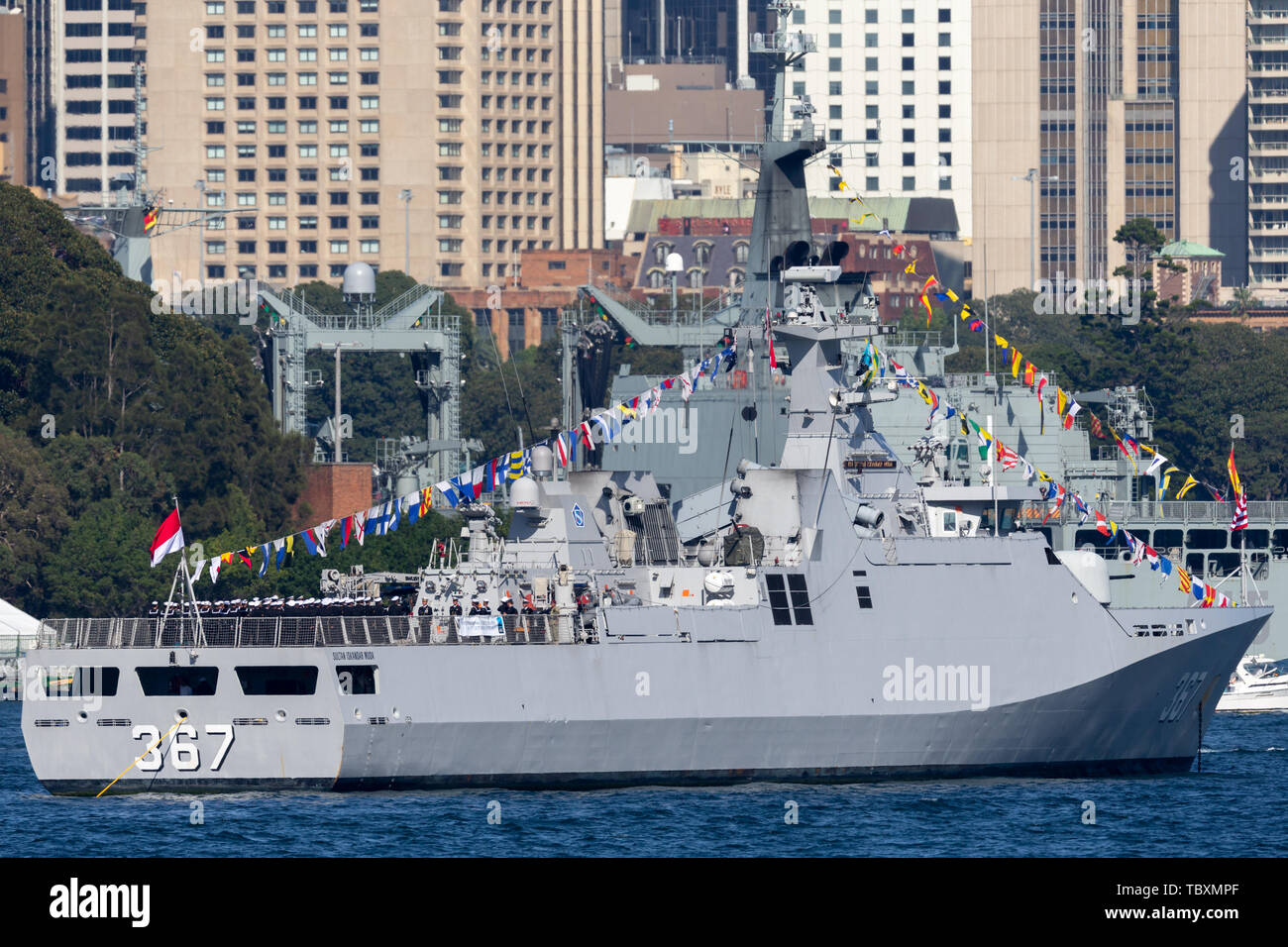 KRI Iskandar Muda (367) SIGMA class corvette belonging to the ...