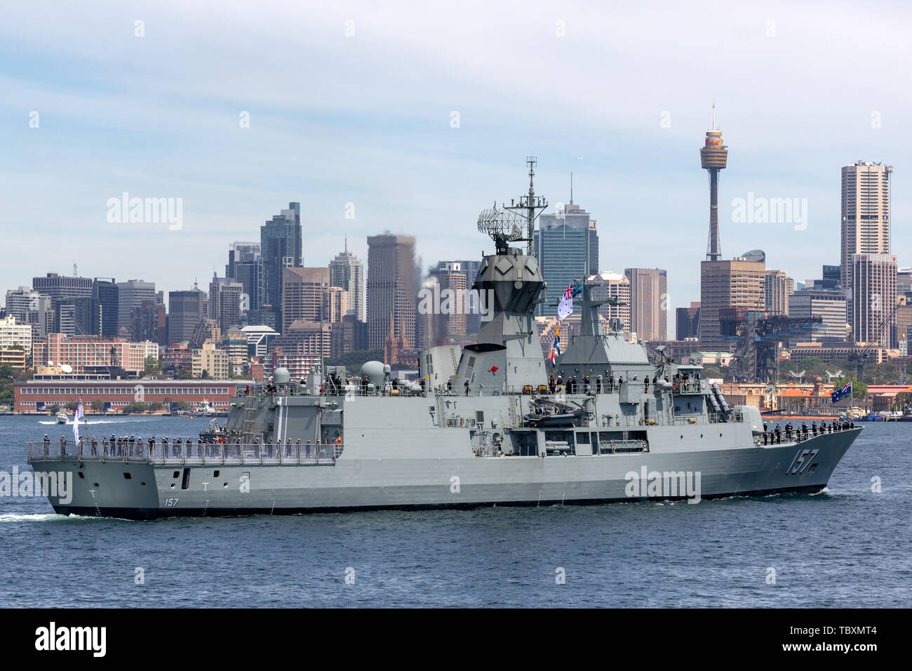 HMAS Perth (FFH 157) Anzac-class frigate of the Royal Australian Navy ...