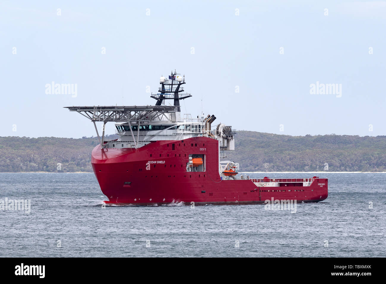Australian Border Force multi purpose off shore vessel Ocean Shield in ...