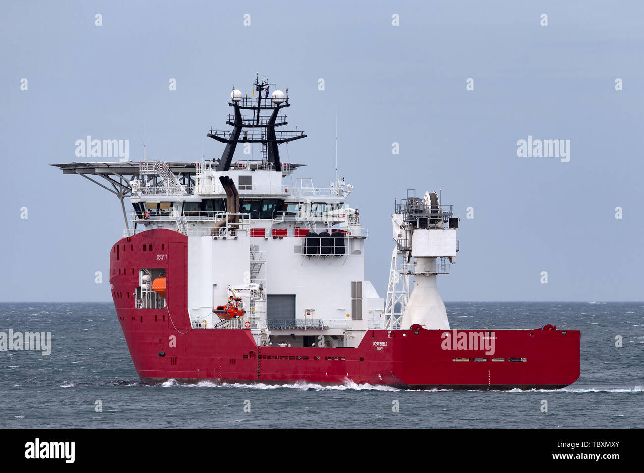 Australian Border Force multi purpose off shore vessel Ocean Shield in ...