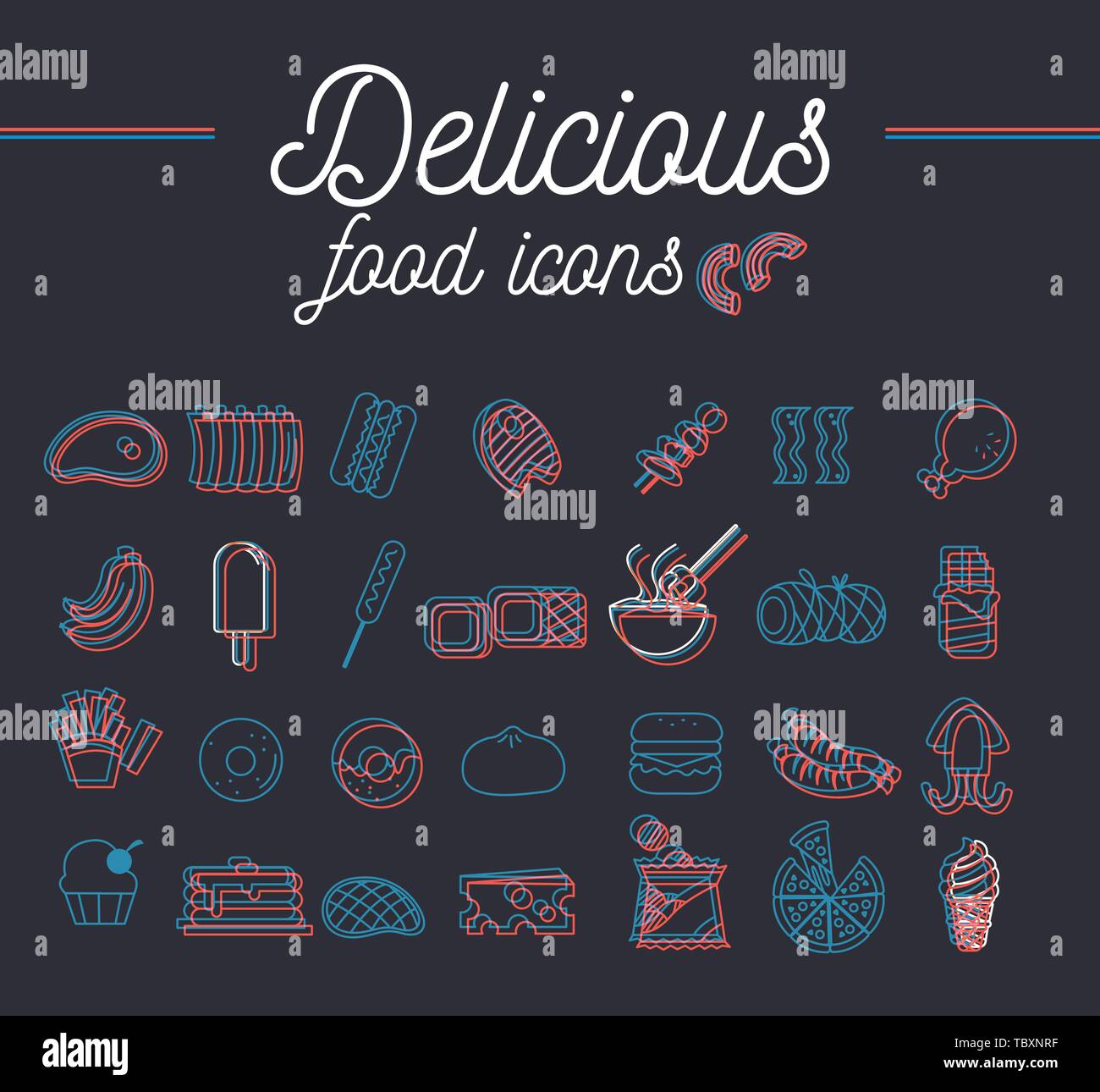 Squid bun Stock Vector Images - Alamy