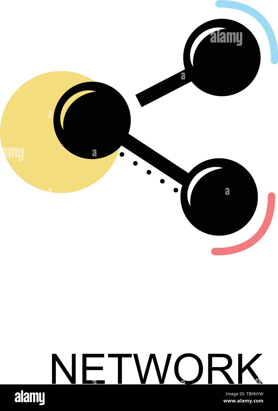 Network icon on white background illustration design.vector Stock ...