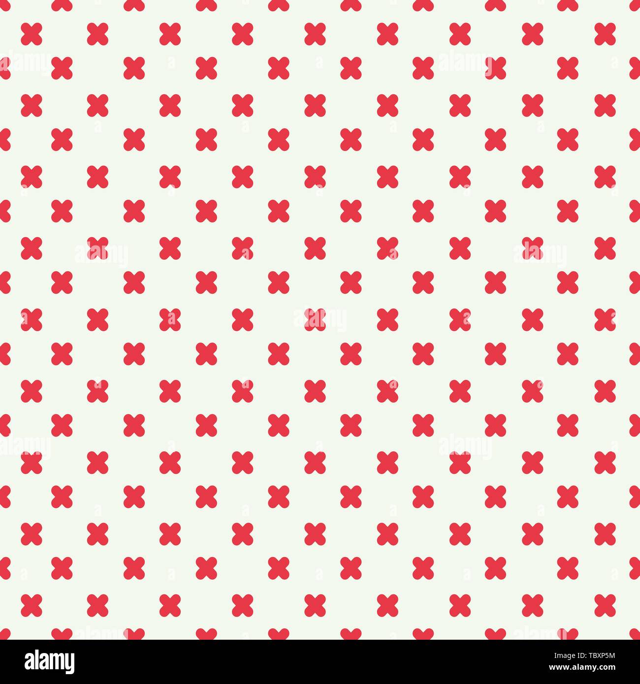 Red plus sign seamless pattern design.vector Stock Vector Image & Art ...