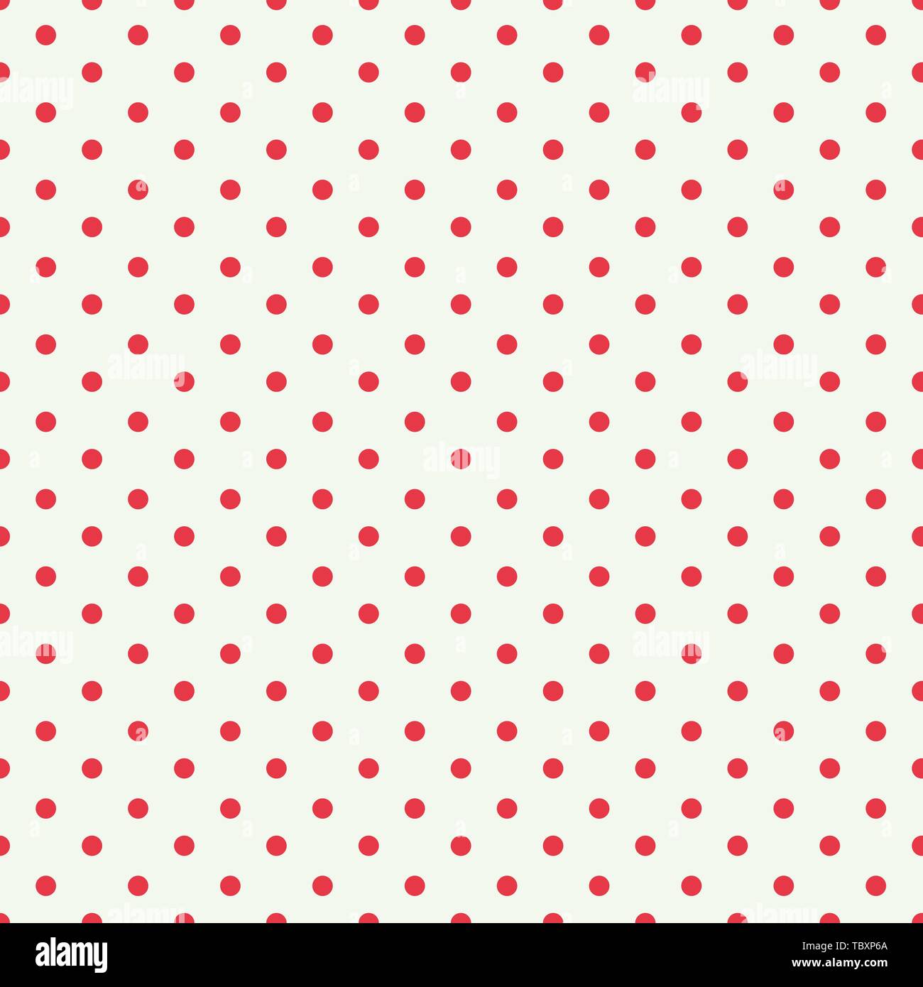 Red dot seamless vector pattern design for wallpaper Stock Vector Image ...