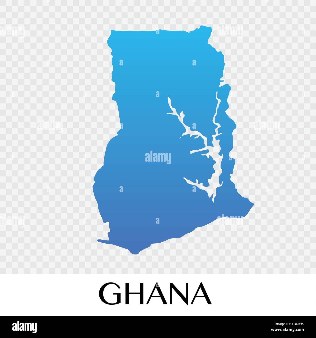 Ghana map of africa hi-res stock photography and images - Alamy