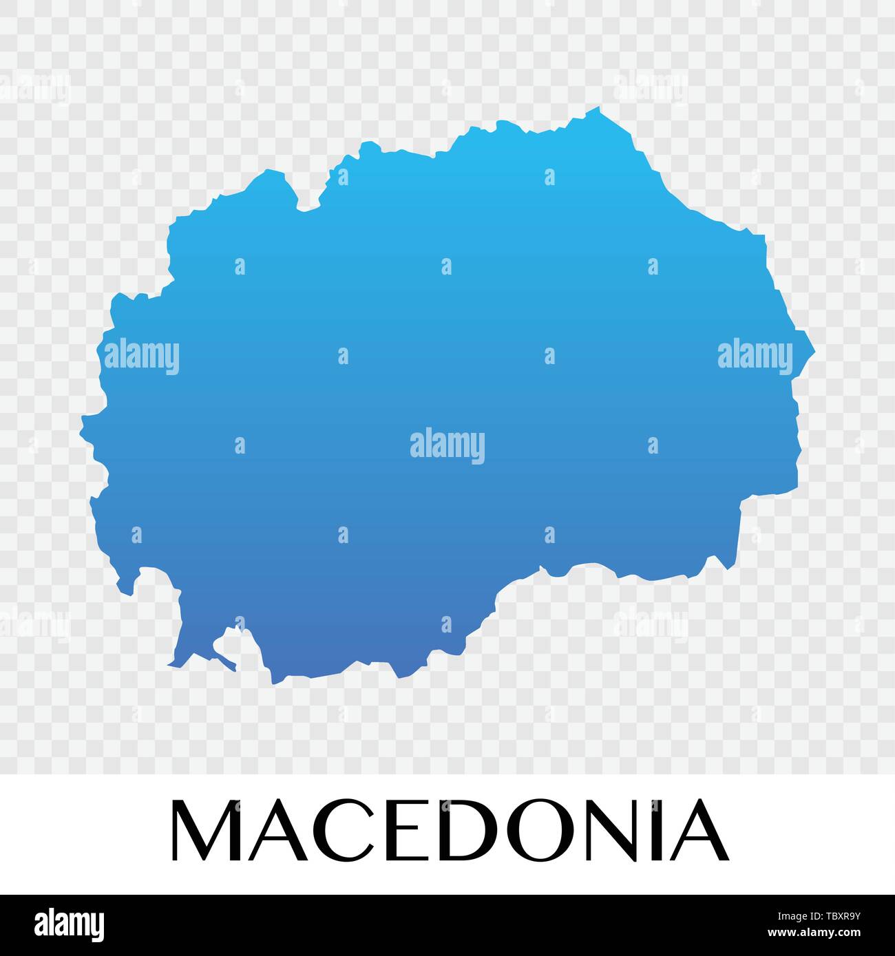 Macedonia map in Europe continent illustration design Stock Vector ...