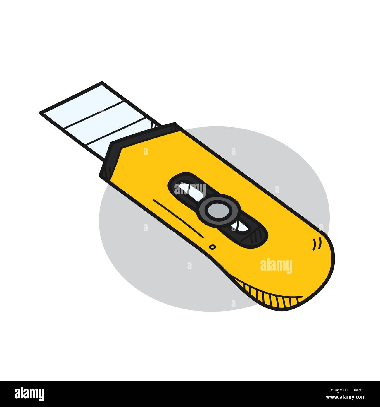 cutter illustration on white background Stock Vector Image & Art - Alamy