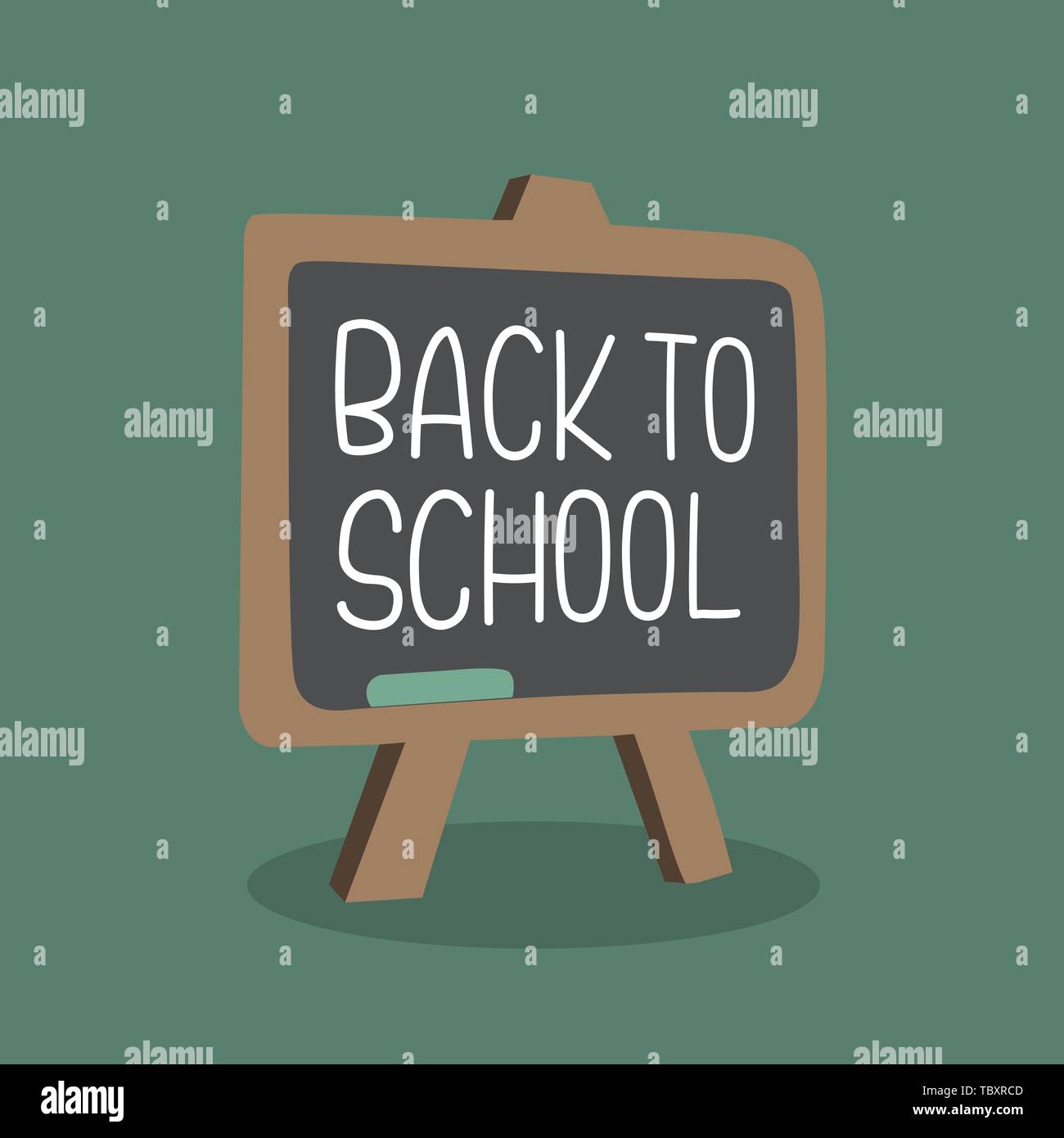 Blackboard illustration on color background Stock Vector Image & Art ...