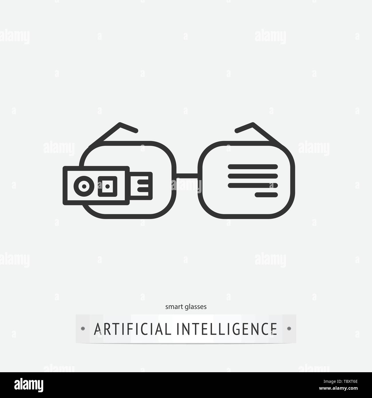artificial intelligence icon design Stock Vector Image & Art - Alamy