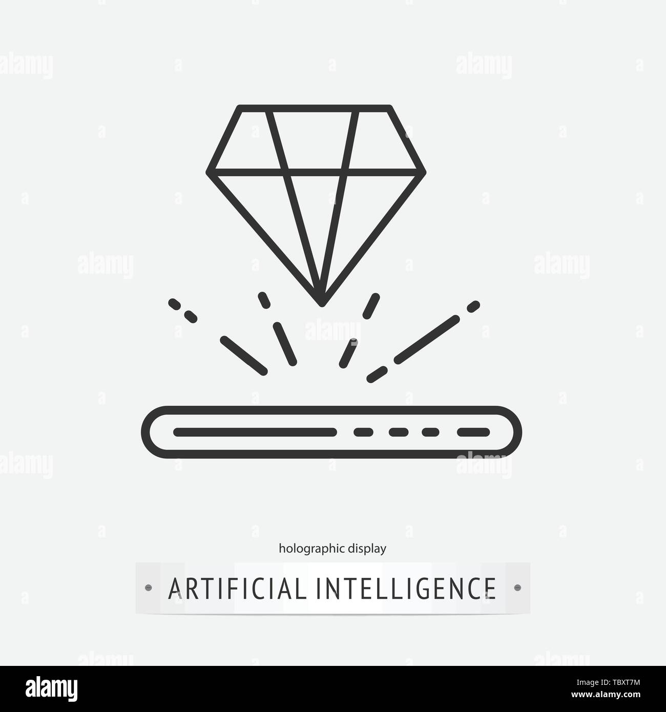 Artificial intelligence icon hi-res stock photography and images - Alamy