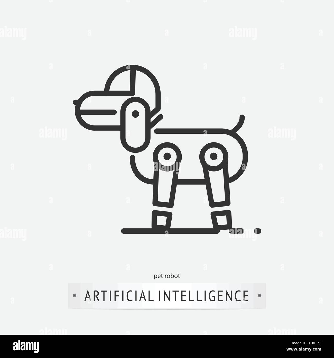 artificial intelligence icon design Stock Vector Image & Art - Alamy