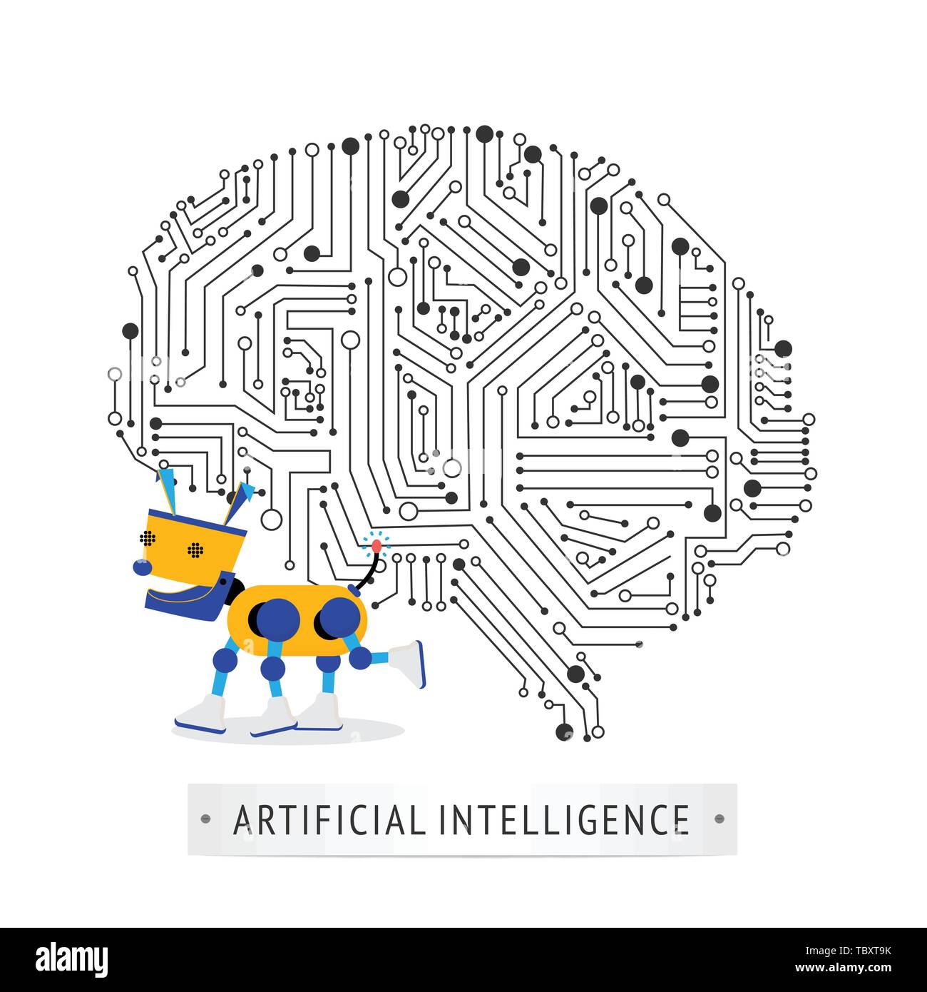 Artificial intelligence algorithm cyber Cut Out Stock Images & Pictures ...