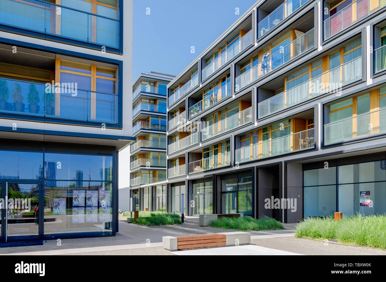 Modern house exterior poland hi-res stock photography and images - Alamy